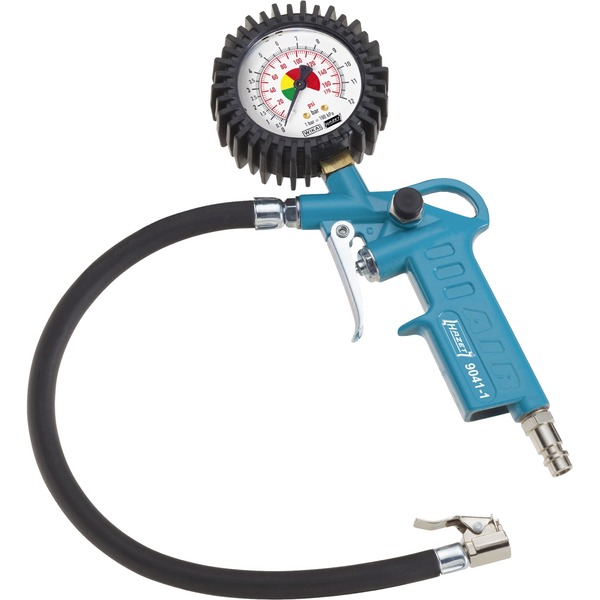 Hazet Reifenfüll-Messgerät 9041-1, Reifen-Füllgerät blau/schwarz ...
