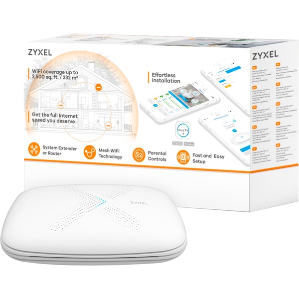 Zyxel WSQ50 Multy X AC3000 Tri-Band WLAN-System Erweiterung, Mesh ...